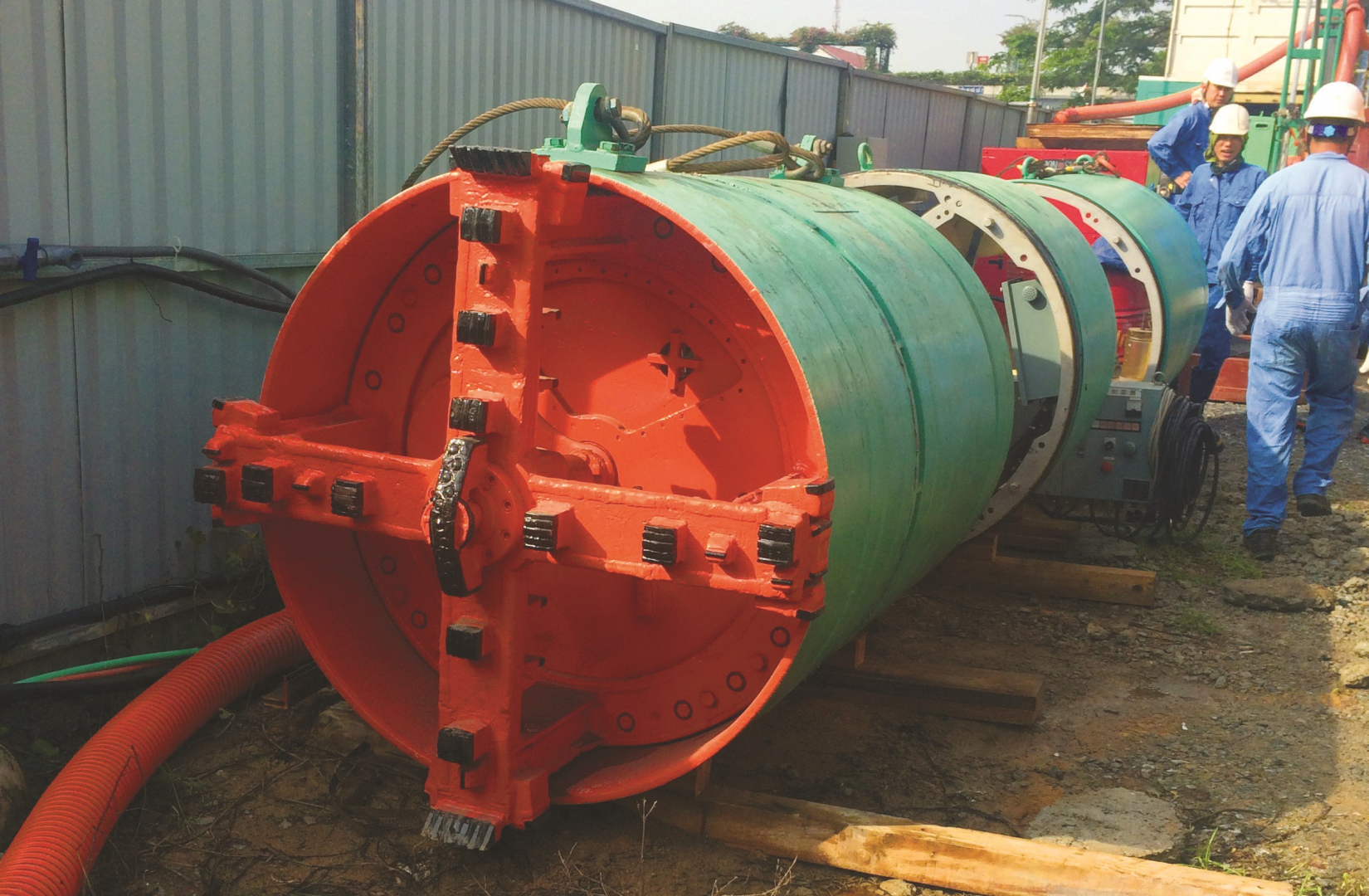 Thi công hệ thống thoát nước ngầm bằng kích đẩy (Pipe Jacking)